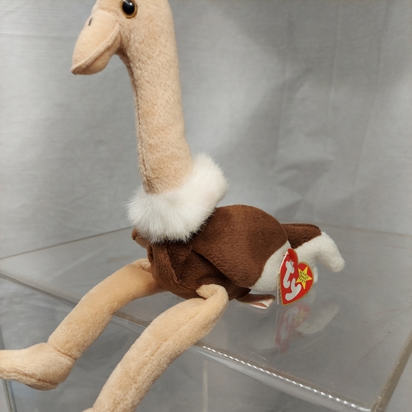 beanie baby | Toys | Rare Vtg Retired Stretch The Ostrich Beanie Baby ...